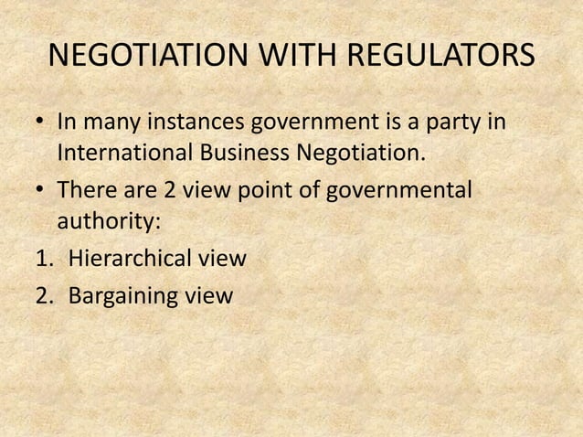Negotiation in international business | PPTX | Business Administration | Business