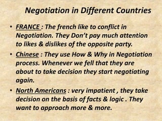 Negotiation in international business | PPTX