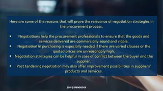 Successful Purchasing Negotiation Strategies to Deal With Suppliers | PDF