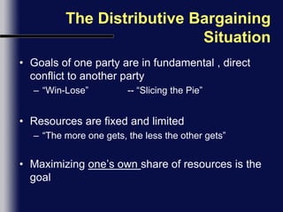 Strategy and Tactics of Distrtibutive Negotiation [Sav Lecture] | PPTX