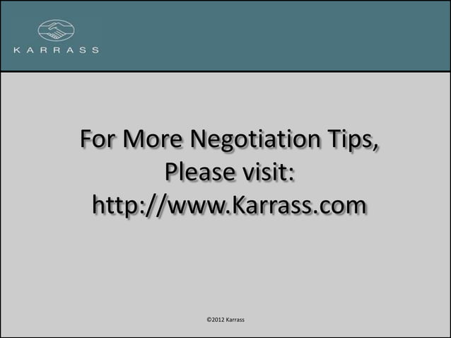 Negotiation Motivators: The Iceberg Theory | PPTX