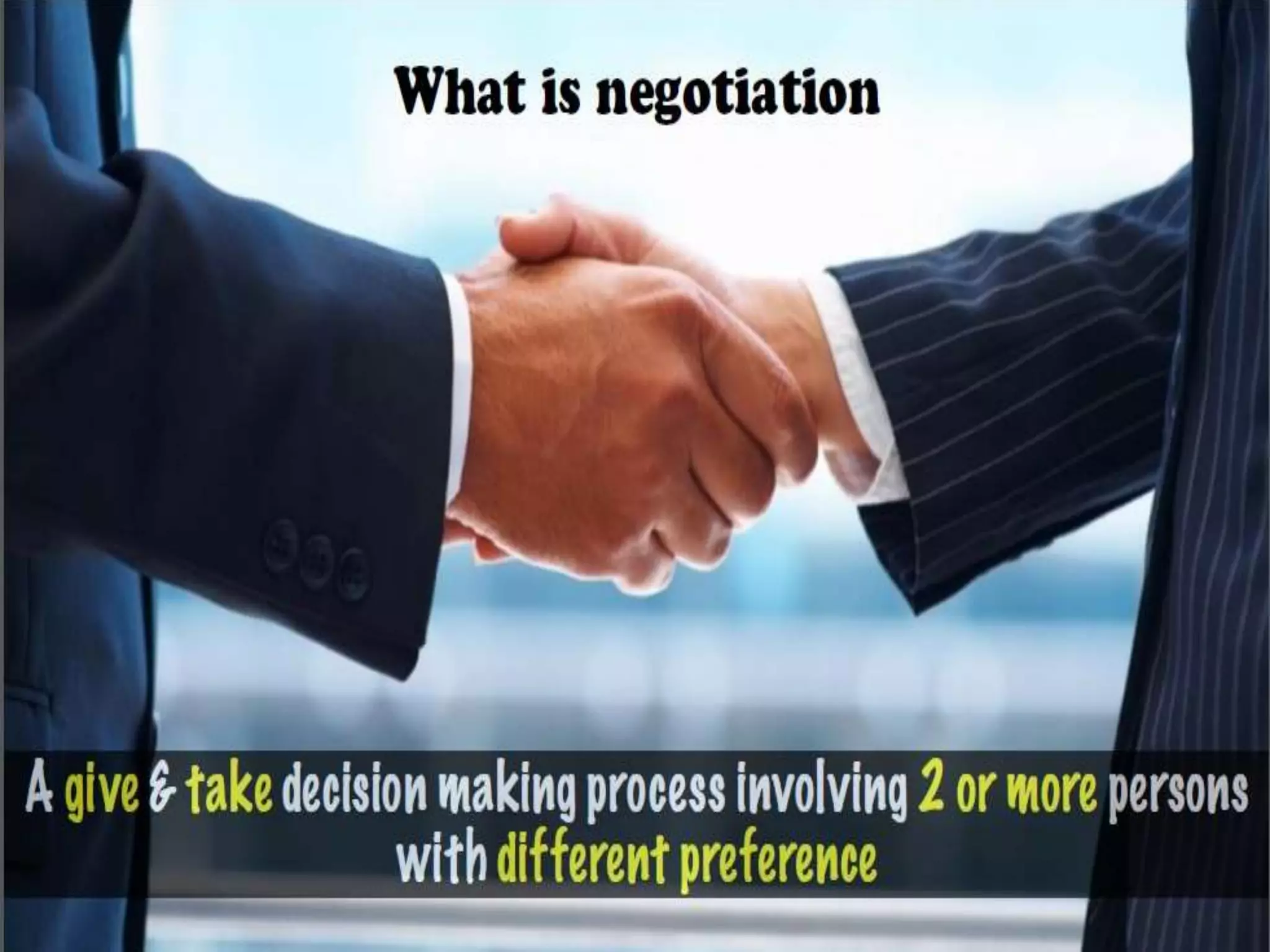 Negotiation | PPTX | Family and Relationships
