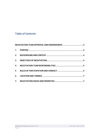 Negotiation Plan | PDF