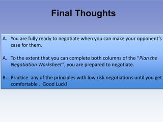 Negotiation Power You Can Use | PDF