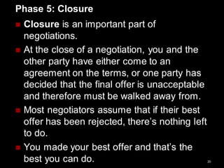 Negotiation ppt | PPT