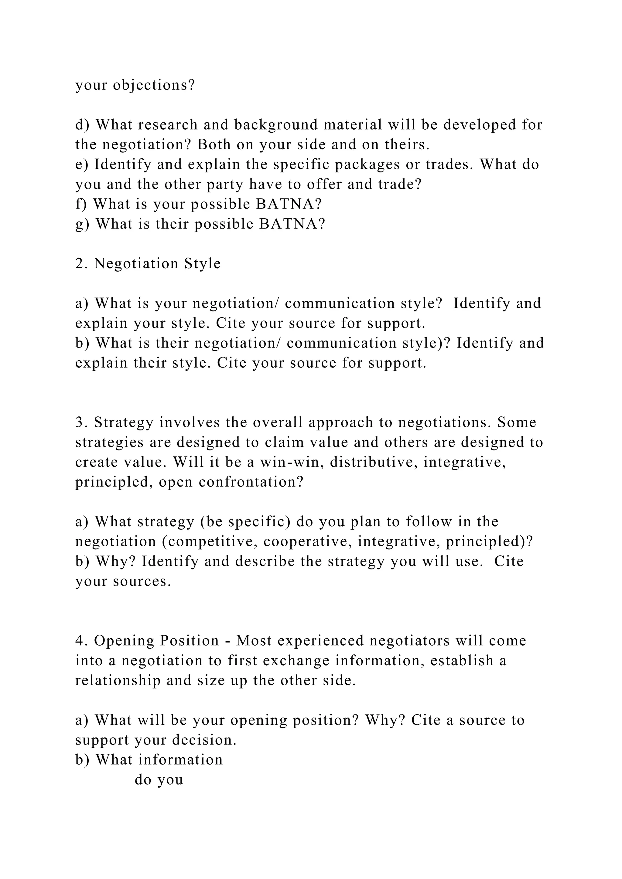 NEGOTIATION Preparation DocumentTask brief 1 and 2 with Rubrics.docx