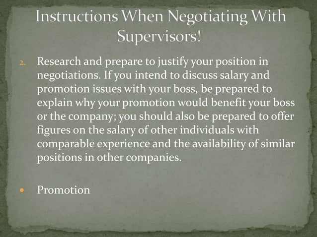 Negotiation presentation | PPT