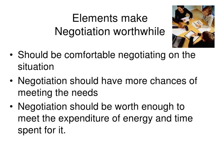 Effective Negotiation