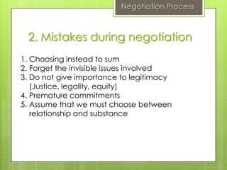 Negotiation Process | PPTX