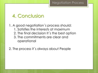 Negotiation Process | PPTX