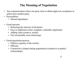 Negotiations | PDF