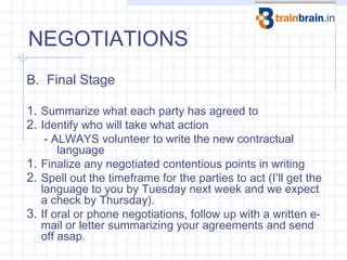 Negotiation skills | PPT