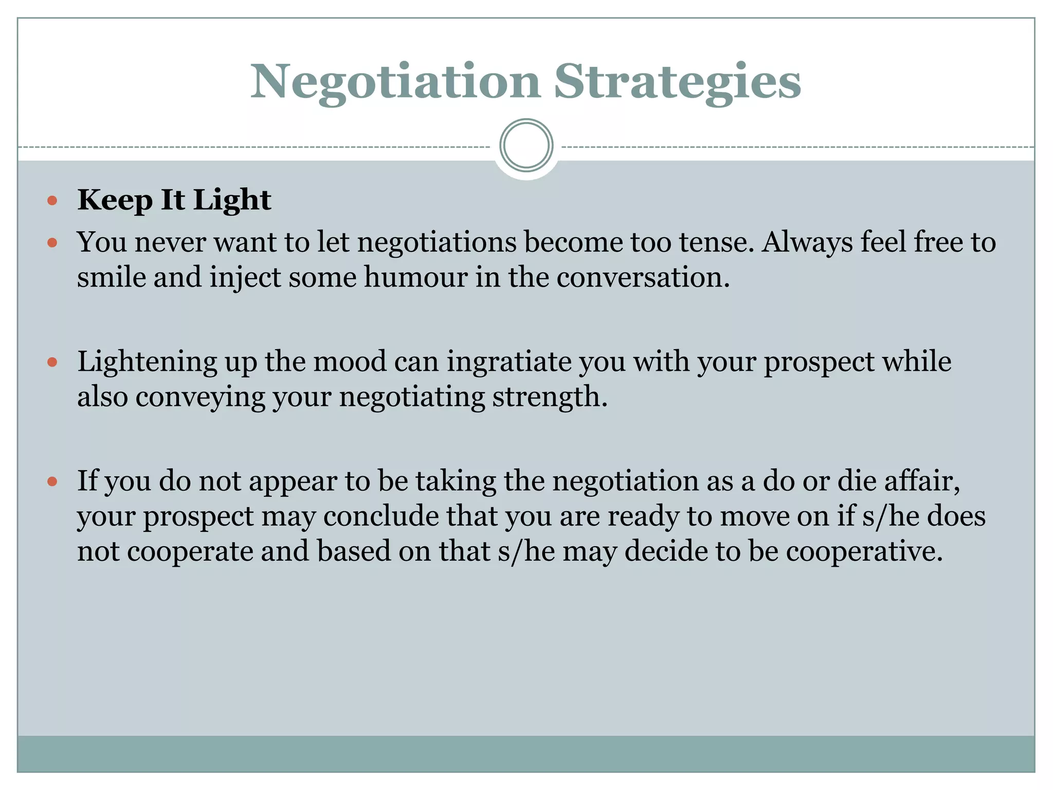 Negotiation Skills | PPTX