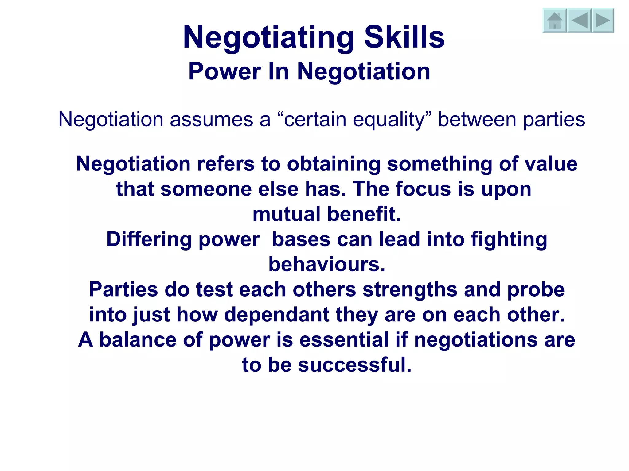 Negotiation Skills | PPT