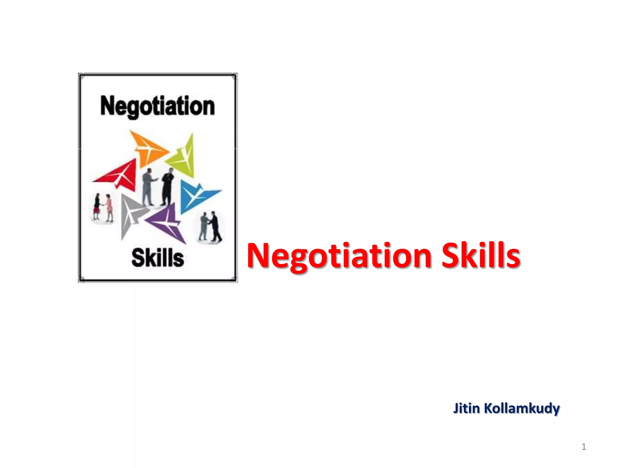 Negotiation skills | PPT