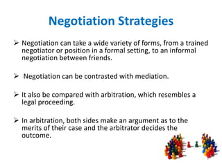 Negotiation skills | PPTX