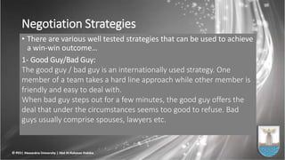 Negotiation Skills - By Abd Al-Rahman Habiba | PPTX