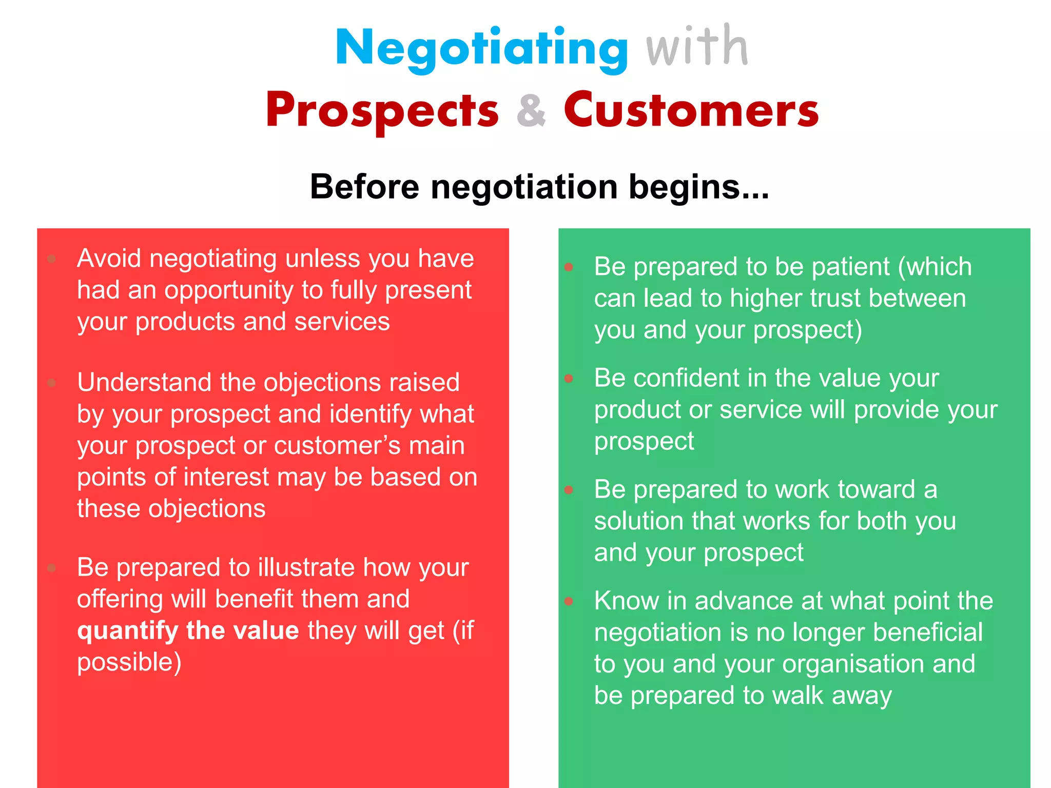 Negotiation skills | PPTX