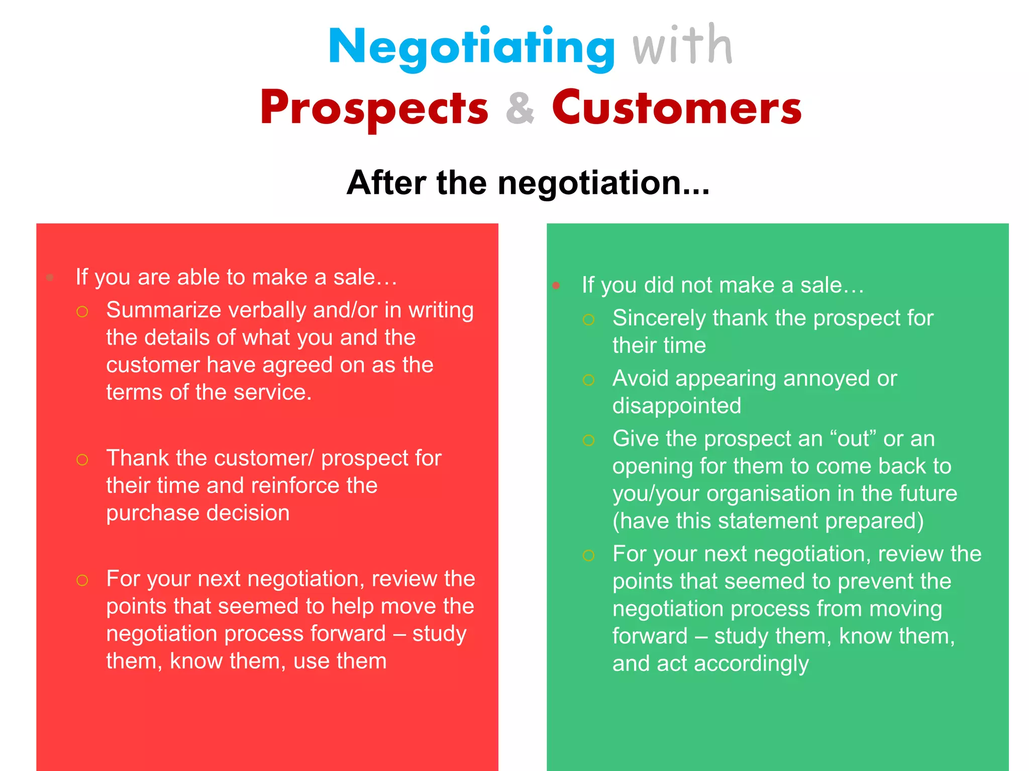 Negotiation skills | PPTX