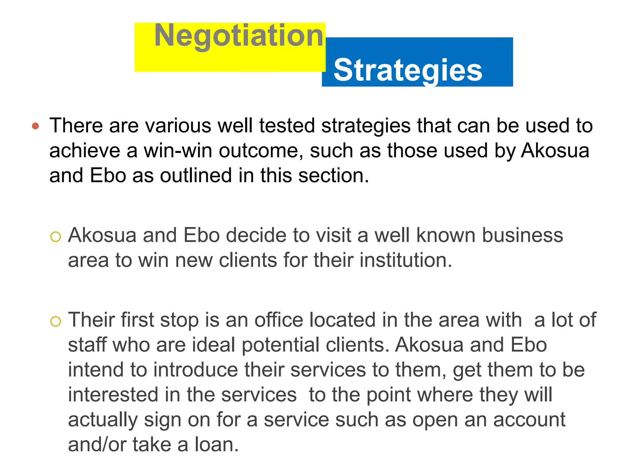 Negotiation skills | PPTX