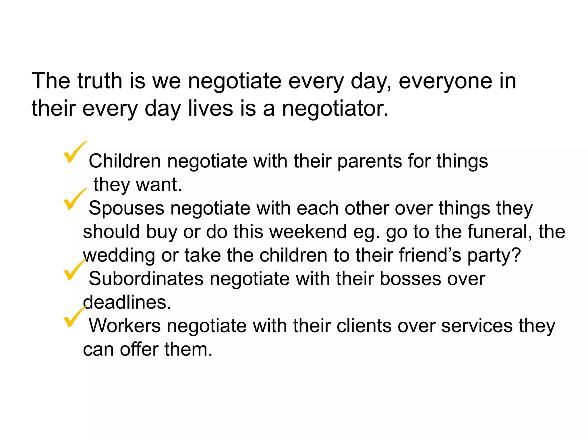 Negotiation skills | PPTX