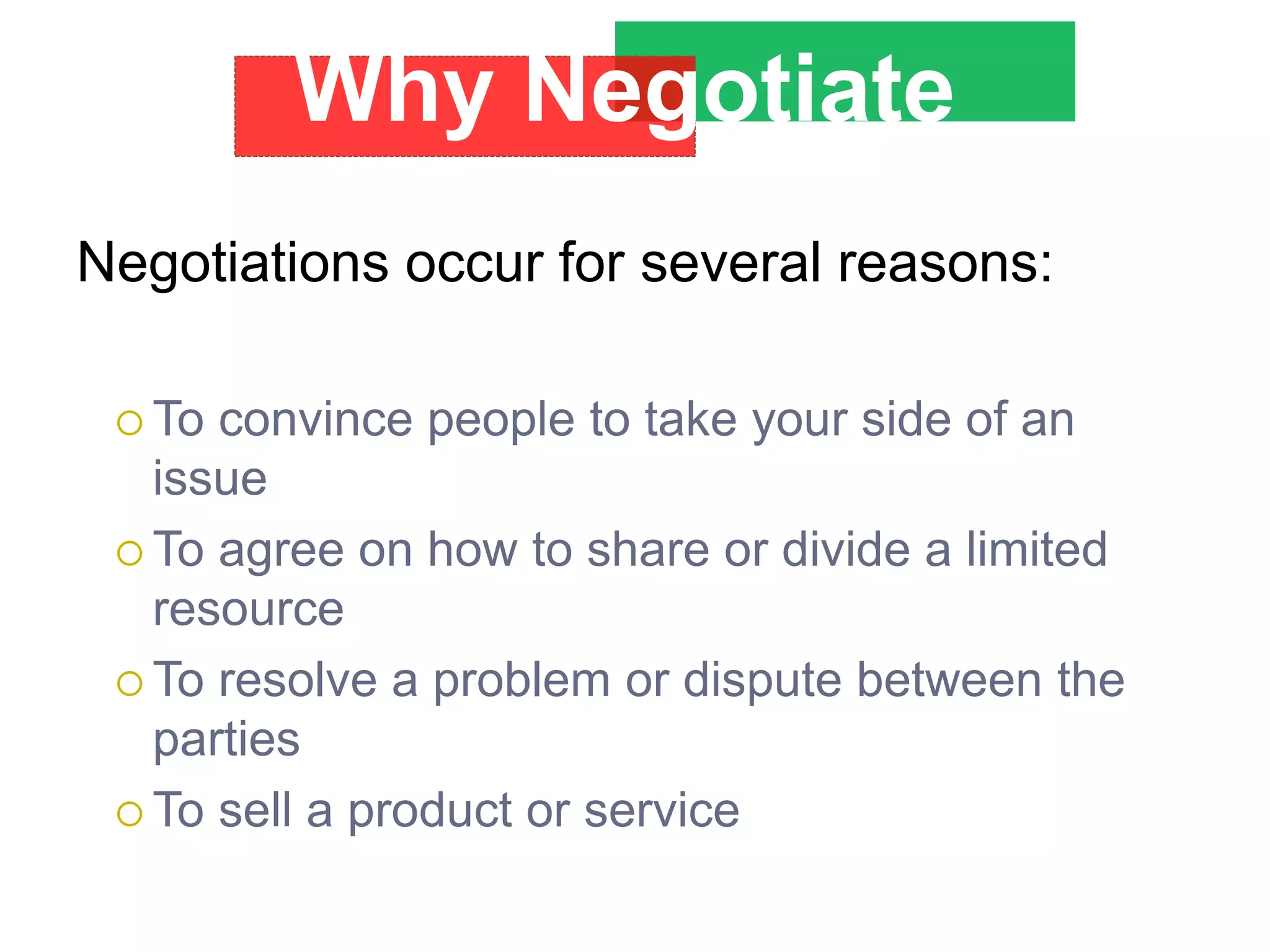 Negotiation skills | PPTX