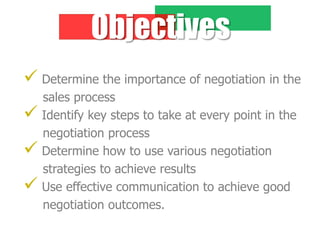 Negotiation skills | PPTX