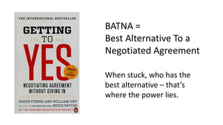 Negotiation skills workshop | PPT