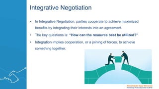 Negotiation skills | PPTX