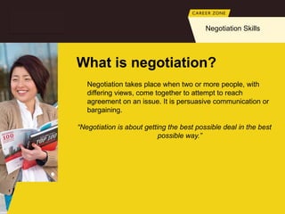 Negotiation Skills in Professional and Personal Endeavors | PPT
