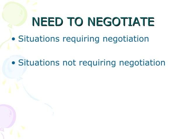 Negotiation skills (2) | PPT