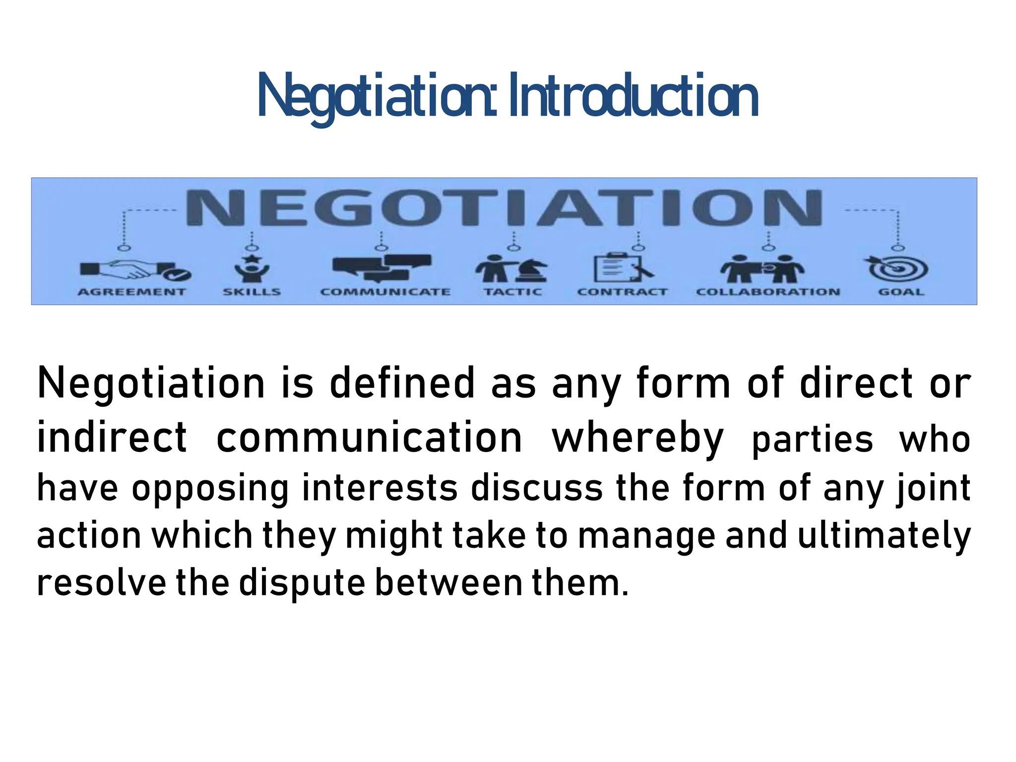 Communication: Negotiations and Legal Aspects | PPTX