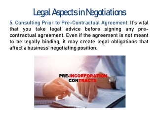 Communication: Negotiations and Legal Aspects | PPTX