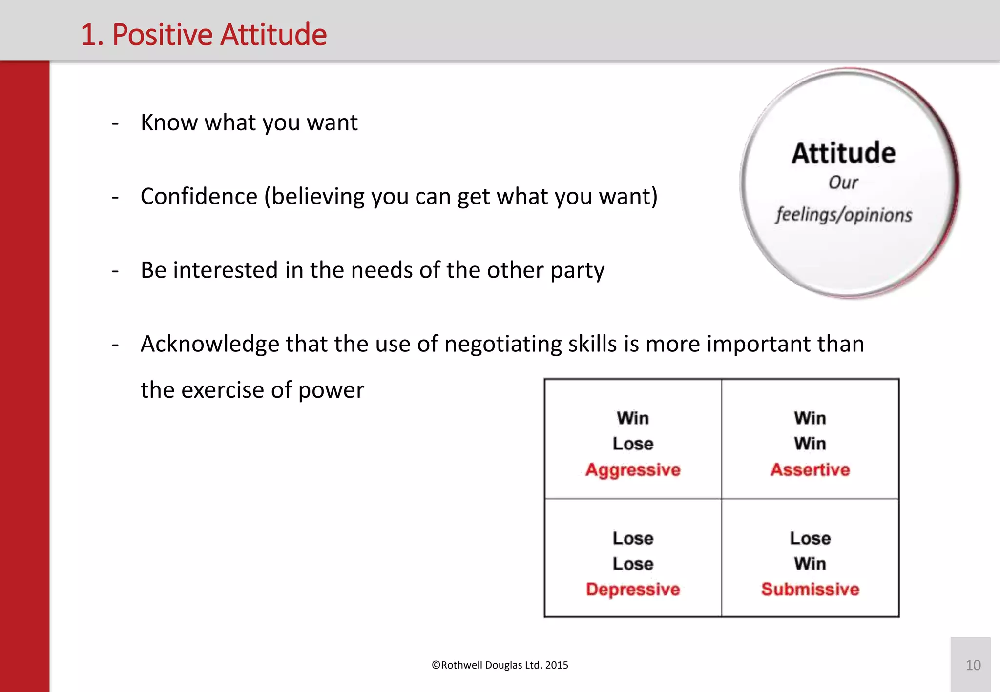 Negotiation and Influencing Skills | PPTX