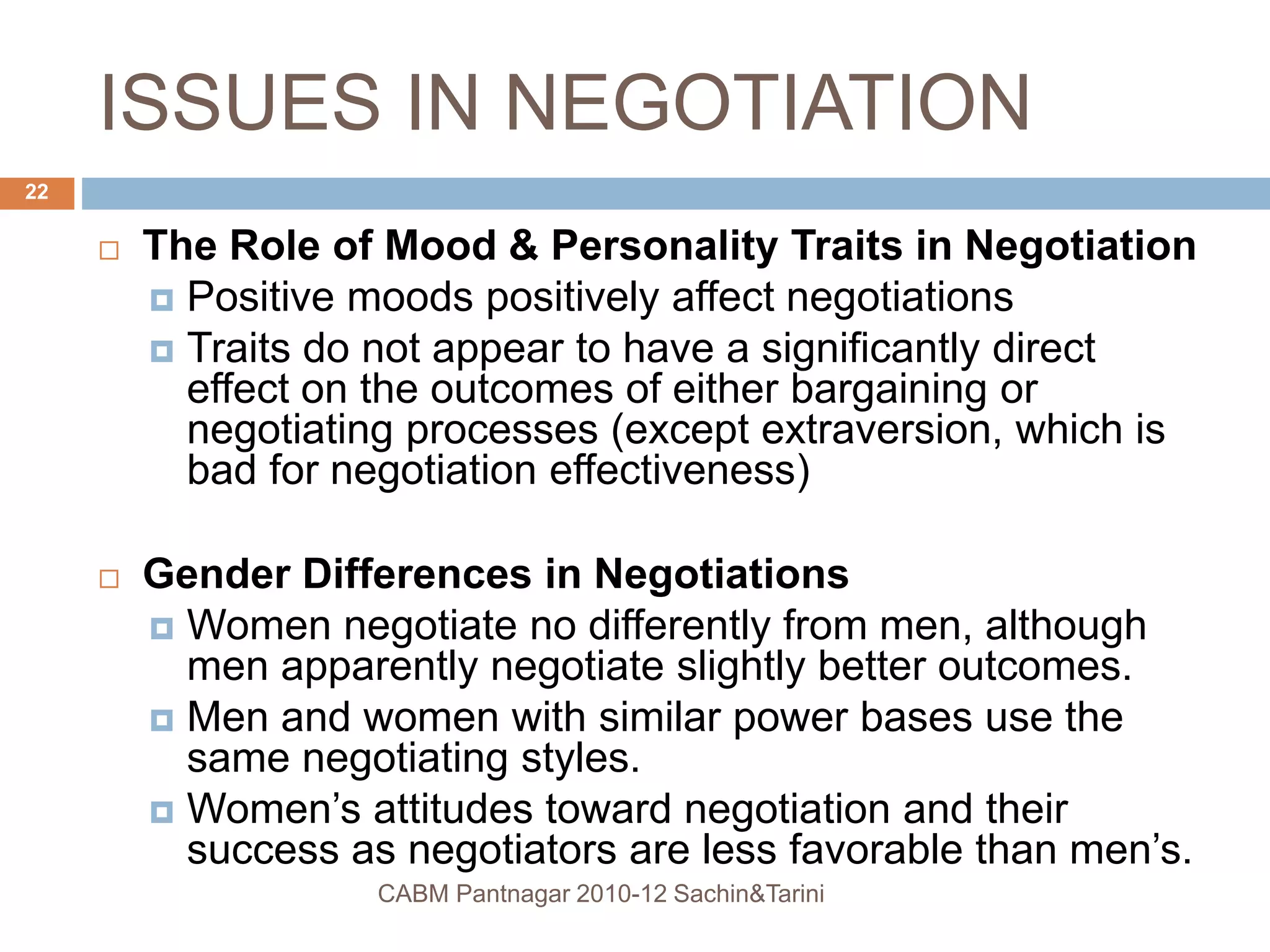 Negotiation skills PPT along with Slideshow audio description note. | PPTX