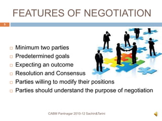 Negotiation skills PPT along with Slideshow audio description note. | PPTX