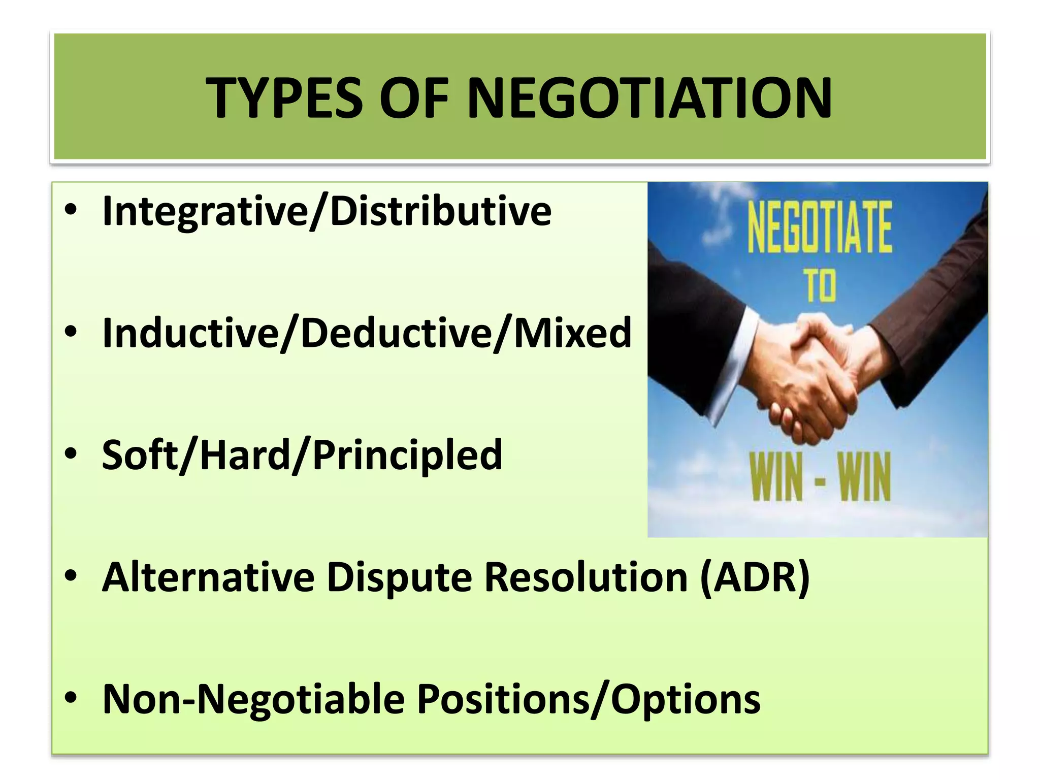Negotiation skills principles and practice | PPTX