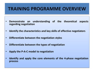 Negotiation skills principles and practice | PPTX