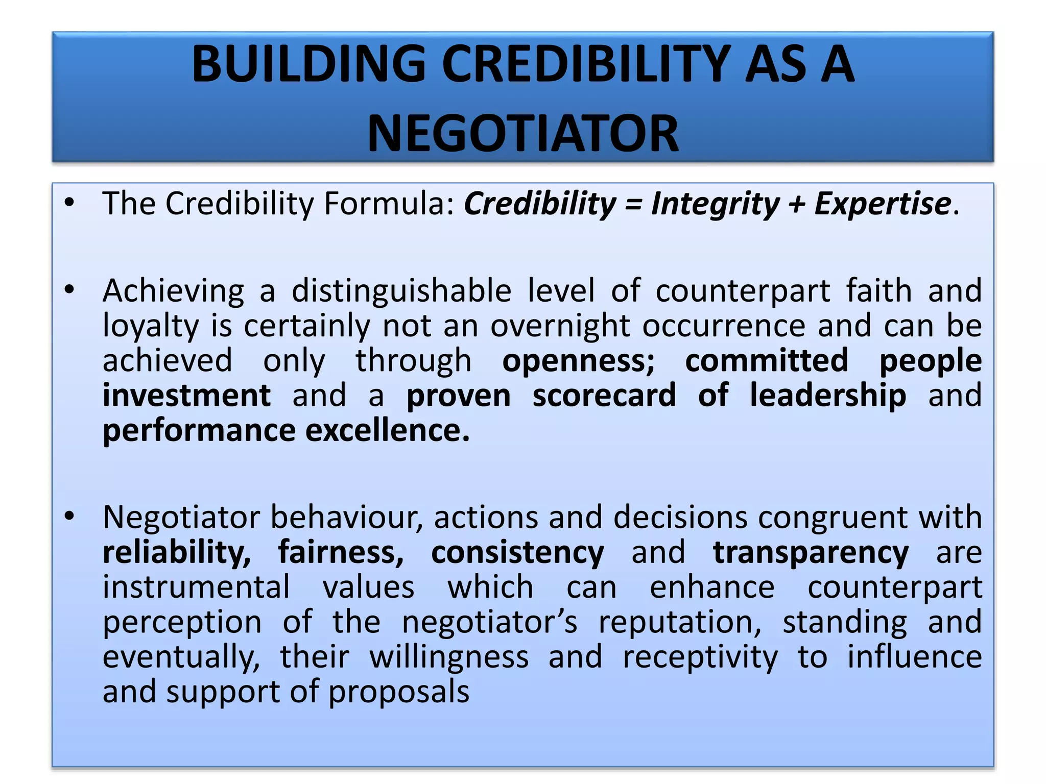 Negotiation Skills: Principles Practice and Process | PPTX