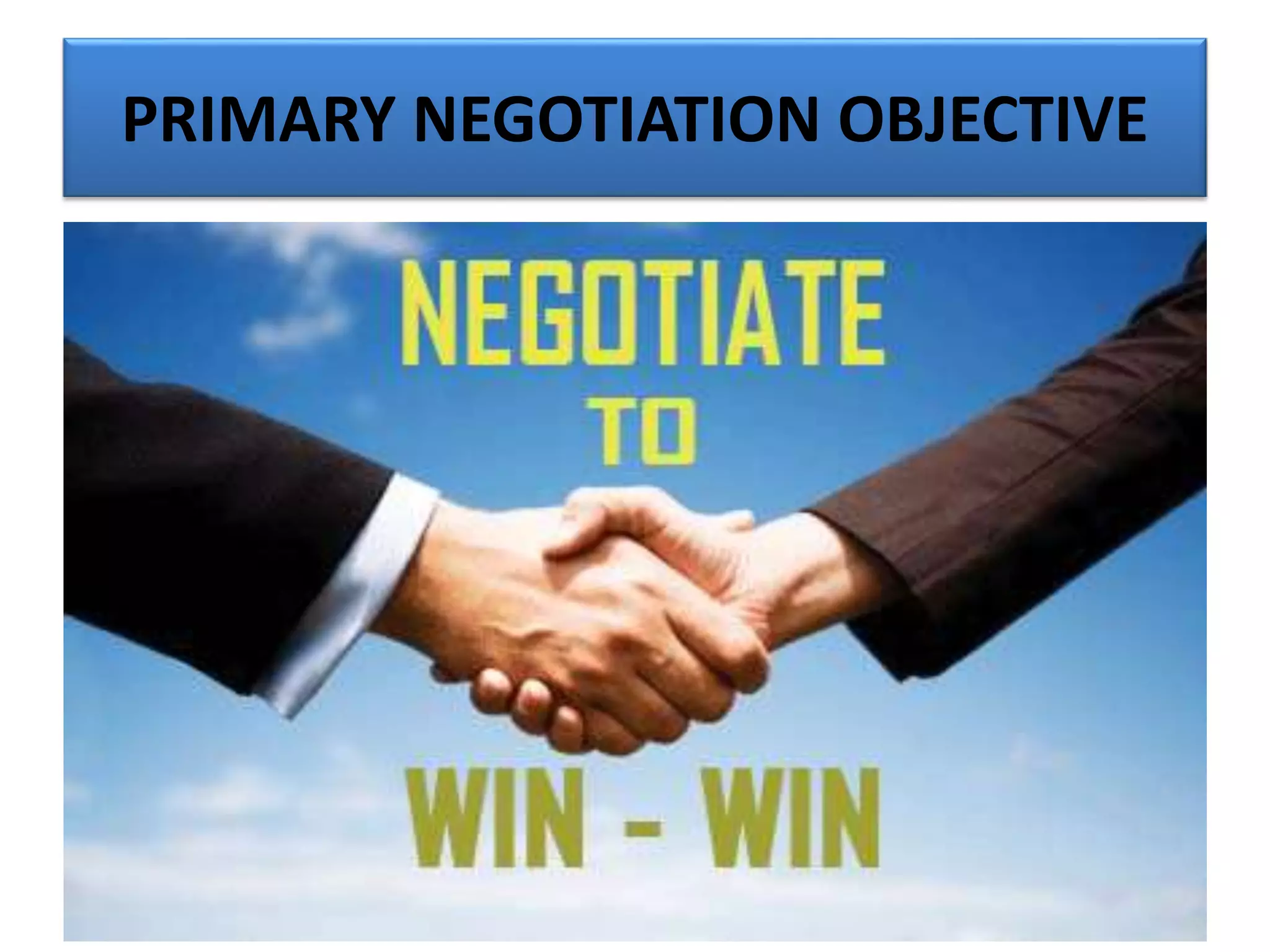 Negotiation Skills: Principles Practice and Process | PPTX