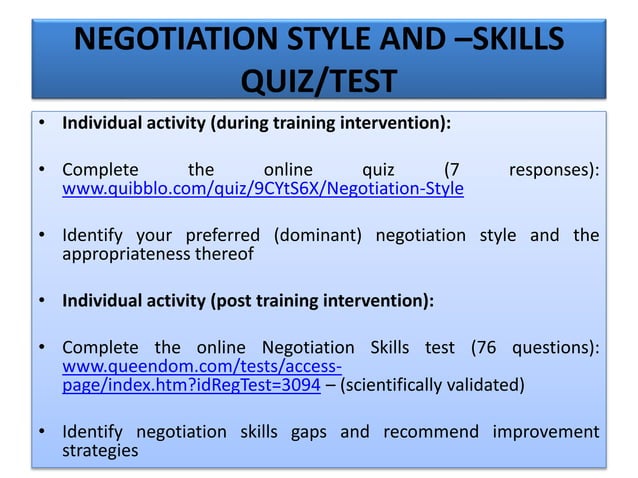 Negotiation Skills: Principles Practice and Process | PPTX