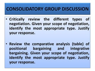 Negotiation Skills: Principles Practice and Process | PPTX