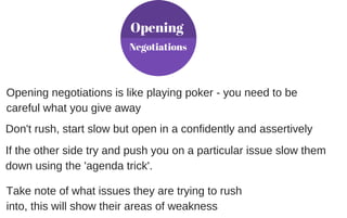 Negotiation skills slideshow | PDF | Business and Finance