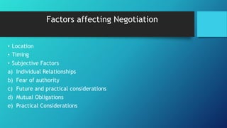 Negotiation skills sop4 | PPTX