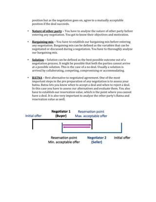 Negotiations planning template | PDF