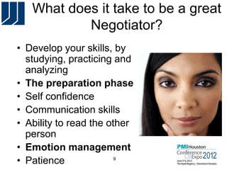 Negotiation Strategies for Project Managers | PPTX