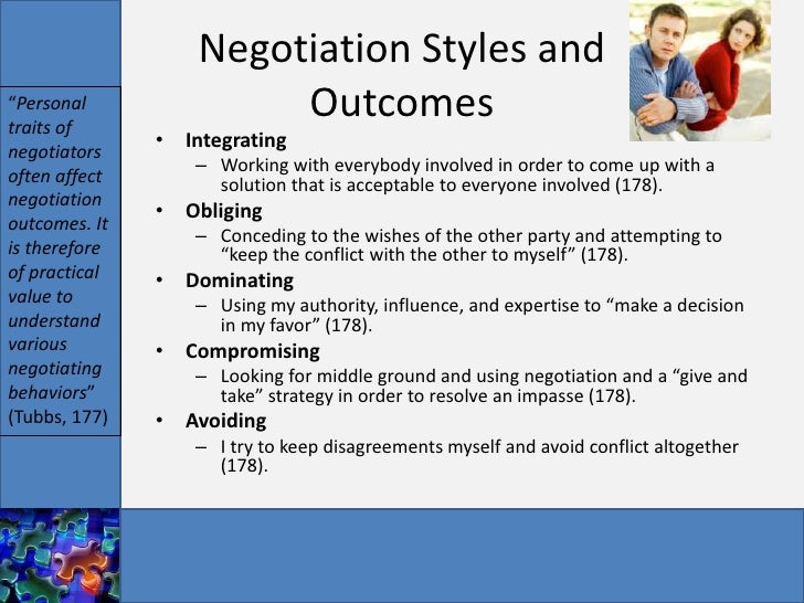 Negotiation strategy and tactics