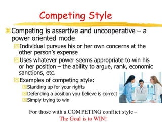 Negotiation styles & personality test | PPT