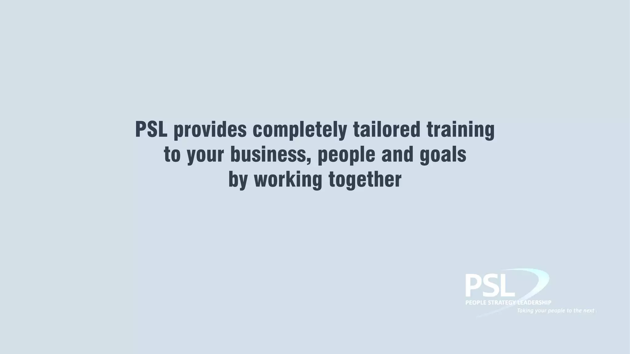 Negotiation training by psl | PPT
