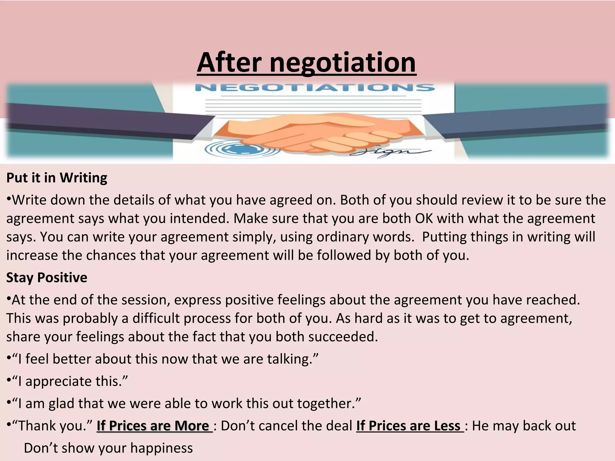 Negotiation with the suppliers | PPT